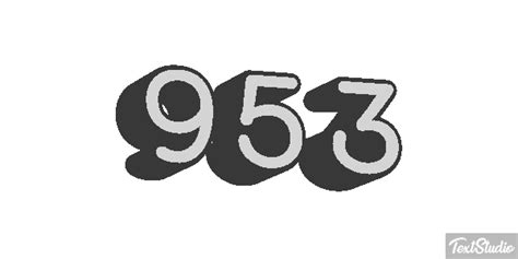 953 Number Animated  Logo Designs