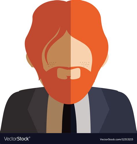 Isolated Man Design Royalty Free Vector Image VectorStock