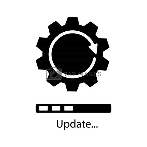 Loading Process Update System Icon Concept Of Upgrade Application