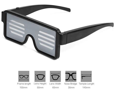 Led Party Glasses With Animations Cool Mania