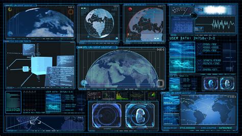 Technology Interface Computer Data Screen Gui 4k 1289459 Stock Video At