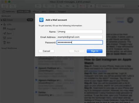 How To Add Or Remove Email Account In Mail App On Mac IGeeksBlog