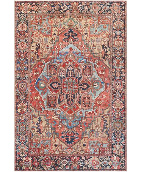 Livabliss Iris Irs 2310 Red 9 X 12 Area Rug Macys Area Rugs