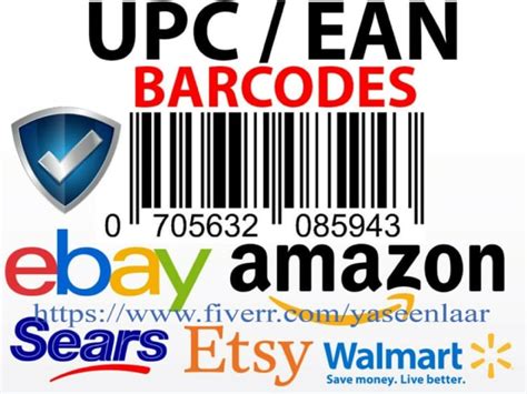 Ean Upc Barcodes For Ebay Amazon Shopify Walmart And More Upwork