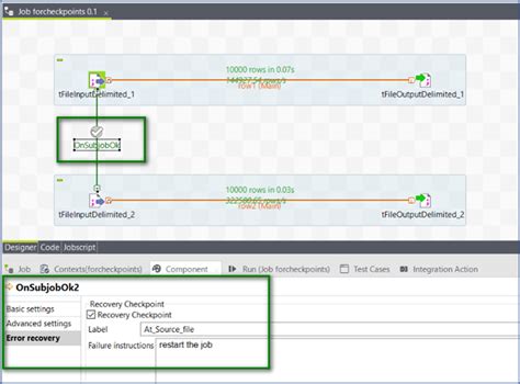 Restartability Example Restartability With Talend Studio And Talend