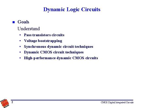 Cmos Digital Integrated Circuits Lec 12 Dynamic Logic