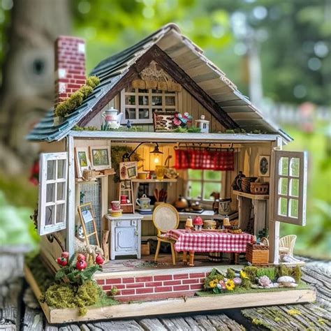 Pin By Sancho Panza On Miniature House Maileg Doll House Diy Doll Miniatures Cardboard House