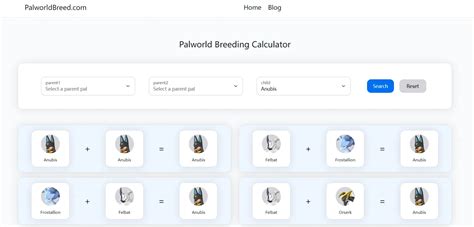 Breeding Palworld Calculator