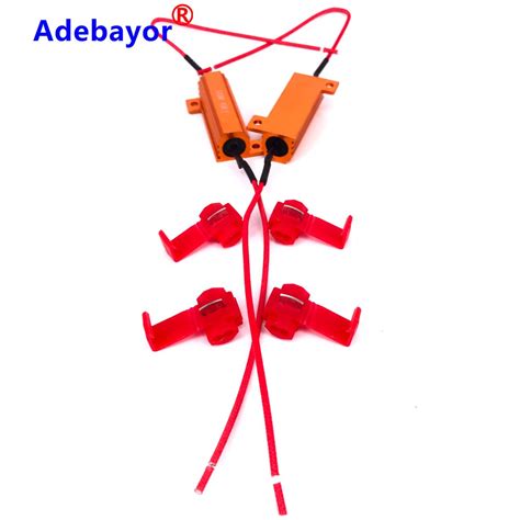 2pcs 50w 6ohm Led Bulb Light Turn Signal Load Resi Grandado