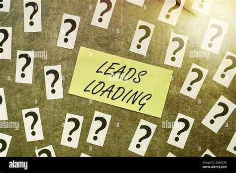 Text Caption Presenting Leads Loading Business Concept Initiating Customer Regards With The