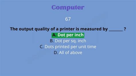 Computer Mcqs Part 4 61 80 Multiple Choice Questions