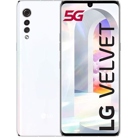 Refurbished LG Velvet G GB Dual Sim White Unlocked Back Market