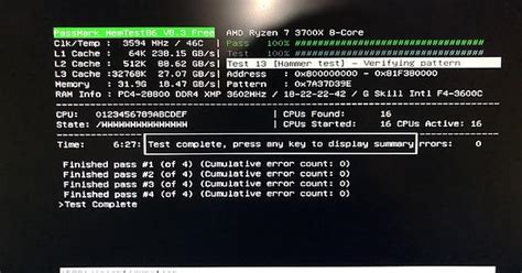 Memtest64 Results Album On Imgur
