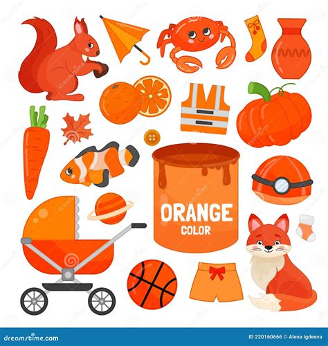 Color Orange Things