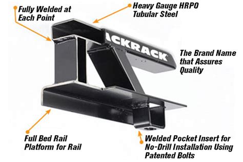 BACKRACK Siderails Serious Strength Rugged Look WheelOnline Com