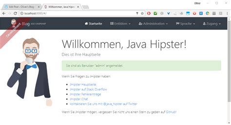 Hello Java Hipster Angular 4 And Spring Boot