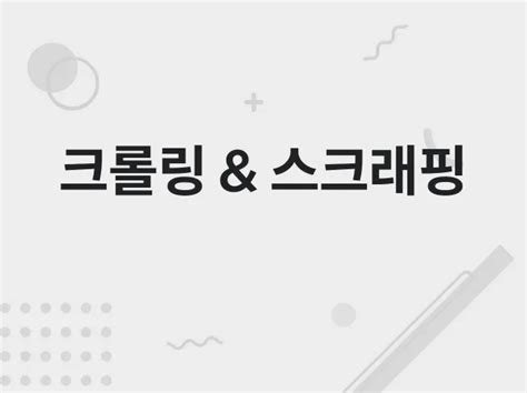 데이터 크롤링 전문가가 알려주는 효율적인 데이터 수집 방법