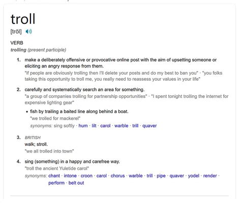 Trolling Meaning