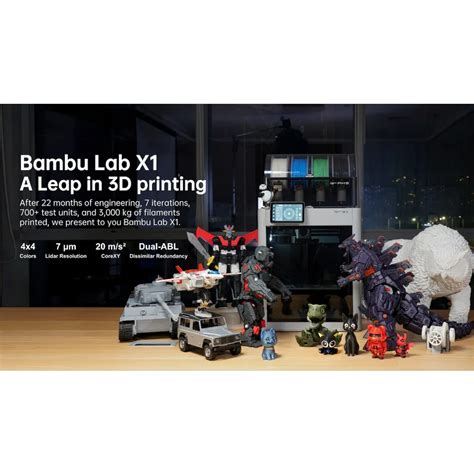 Bambu Lab X1 Corexy Color 3d Printer With Lidar And Ai By 53 Off