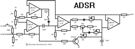 Envelope Generator Schematic Lantertronics Adaptation Of The Envelope Generator From