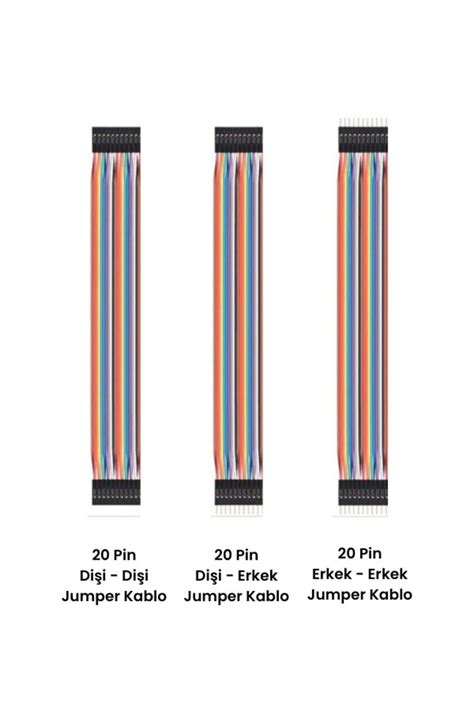 Arduino 20 Pin Erkek Erkek 20 Pin Dişi Erkek 20 Pin Dişi Dişi Jumper Kablo Fiyatı Yorumları
