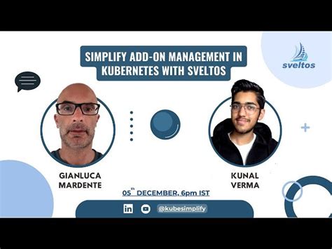 Free Video Simplify Add On Management In Kubernetes With Sveltos From Kubesimplify Class Central