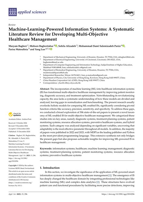 Pdf Machine Learning Powered Information Systems A Systematic