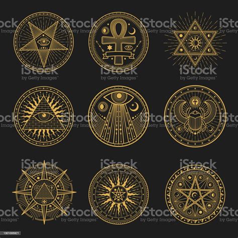 Occult Symbols 15 Religious Esoteric And Occult Symbols Vector Clip Art