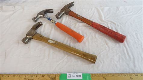 3 Assorted Hammers