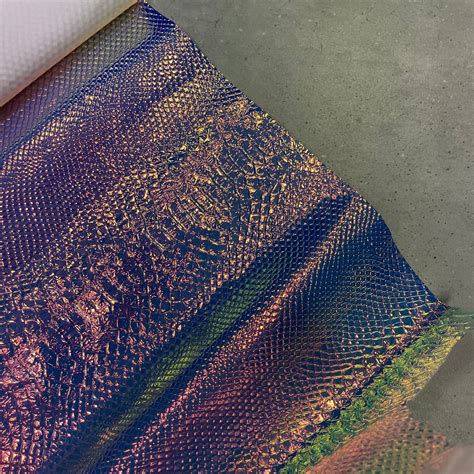 holographic python leather ta customs