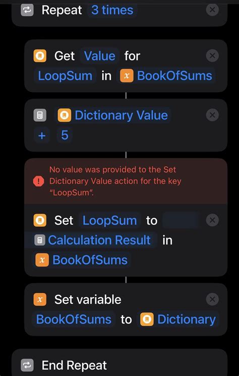 how do i add a blank dictionary value to a number when i do this with a variable it works but