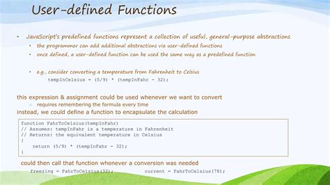 Predefined And User Defined Functions Pptx Web Development Internet