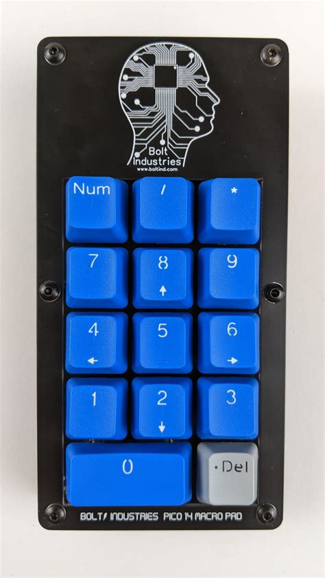 Pico 14 Numerical Keypad Macro Pad Pcbs And Hardware Kit Bolt ⚡ Industries Pico 14 Numerical Keypad Macro Pad Pcbs And Hardware Kit Bolt ⚡ Industries