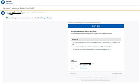 Is Sophos Central Free Locked Out Do To Authentication Issue After
