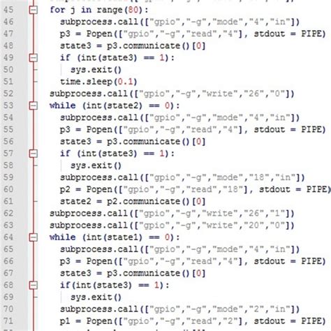 Part Of The Code In Python For The Automation Process Of The Case 2