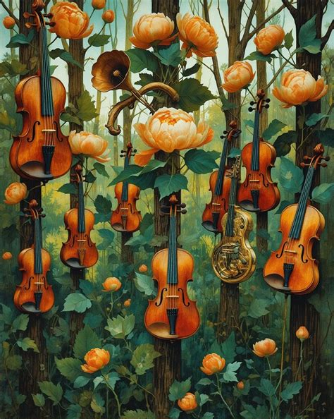 A Forest Instruments Growing Like Free Ai Photo Generator Starryai