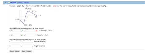 solved using the graph of g shown below and the fact that