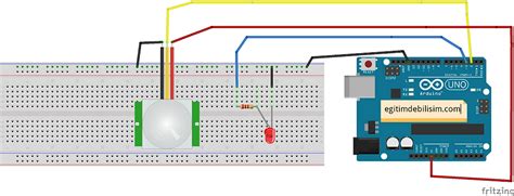 Arduino Proje örneği 10 Mblock Ile Pir Hareket Sensörü Ile Led Uygulaması