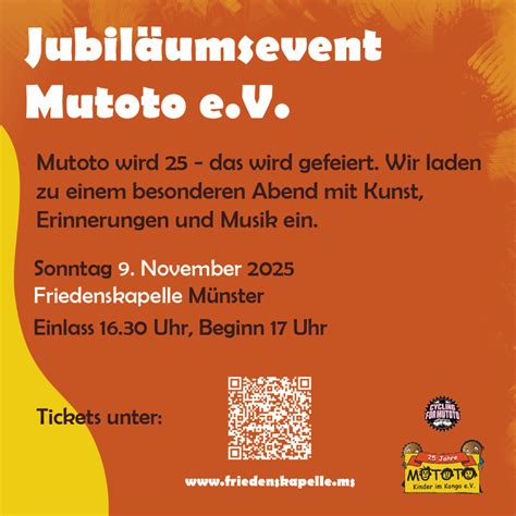 25 Jahre Mutoto E V Partner­schaft Mit Bwa Sv Blau Weiß Aasee E V