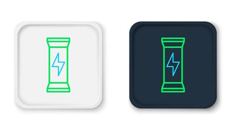 라인 스포츠 영양 보디 빌딩 단백질 파워 드 링크 와 화이트 배경에 고립 된 음식 아이콘 다채로운 개요 개념 벡터 건강한 생활방식에 대한 스톡 벡터 아트 및 기타 이미지