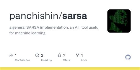 Github Panchishinsarsa A General Sarsa Implementation An Ai Tool