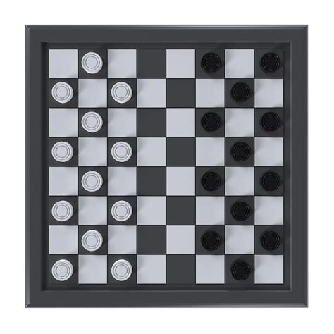 Premium Photo Checker Board Isolated On White Background