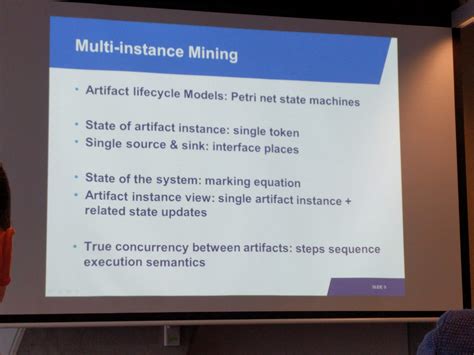 Bpi 2018 Multi Instance Artifact Centric Process Mining Architecture Mining