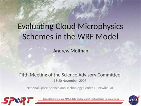Pptx Evaluating Cloud Microphysics Schemes In The Wrf Model Dokumen