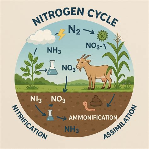 Summary Of The Nitrogen Cycle The Nitrogen Cycle Is Natures Way Of… Farmhub Gm
