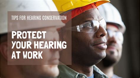 Hearing Conservation At Workplace