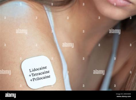 Lidocaine And Tetracaine And Prilocaine Transdermal Patch Conceptual Image Triple Combination