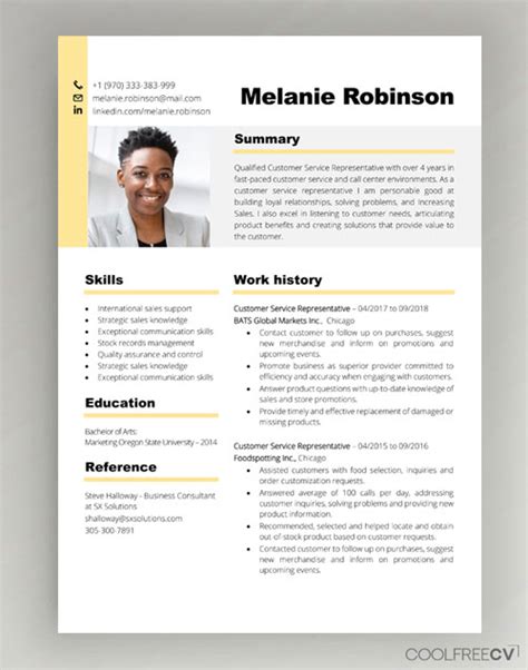 World Best Cv Template Word Infoupdate Org