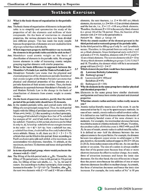 unit 3 periodic classification excercise qa pdf