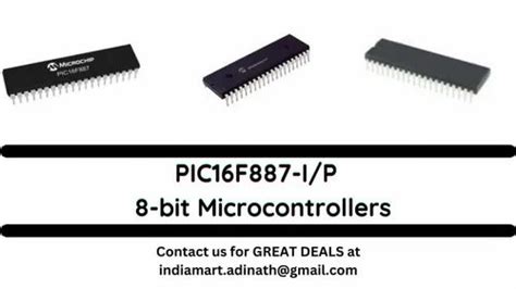 Import Pic16f887 I P 8 Bit Microcontrollers Rill At Rs 110 Piece In Mumbai